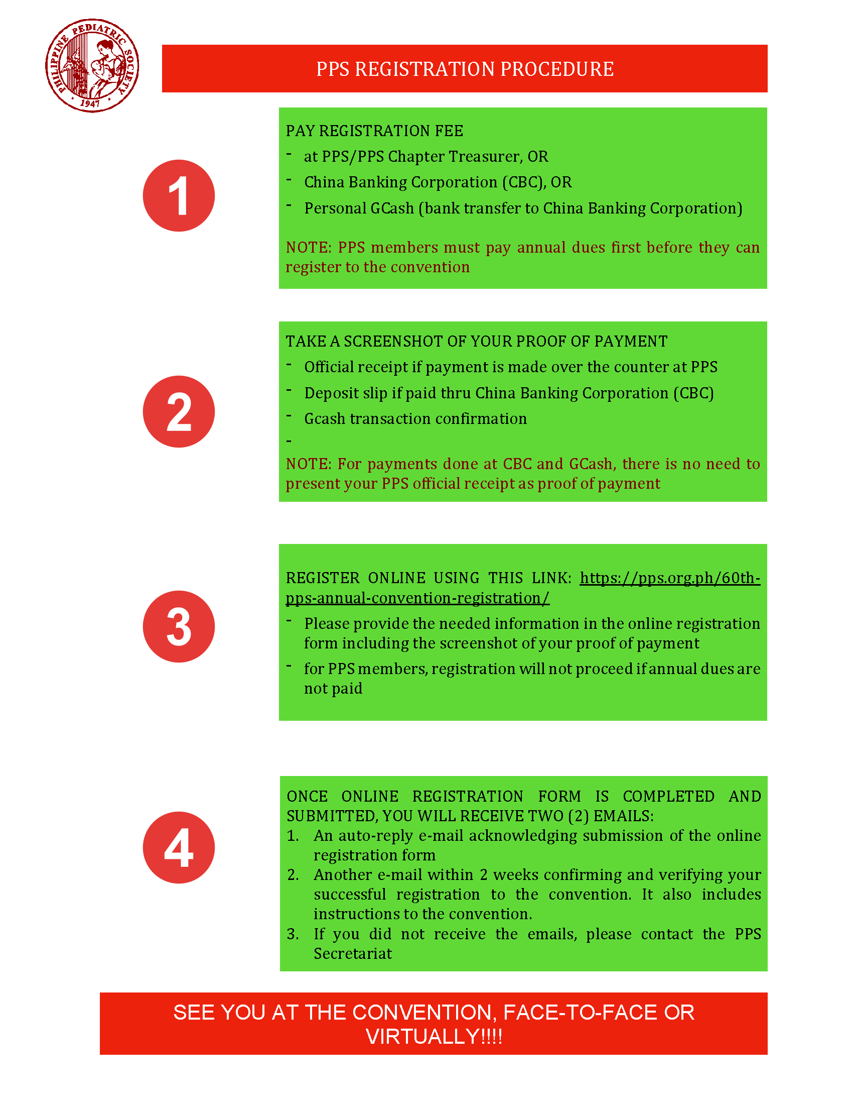 60th PPS AC Registration Procedure – Philippine Pediatric Society, Inc.